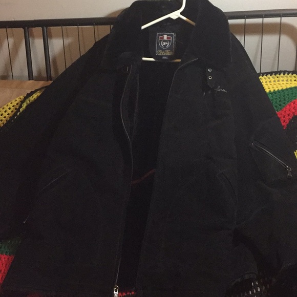 Phat Farm | Jackets & Coats | Phat Farm Leather Jacket | Poshmark